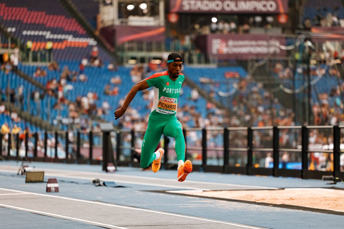 Pedro Pichardo e Tiago Pereira na final do triplo-salto • FPA